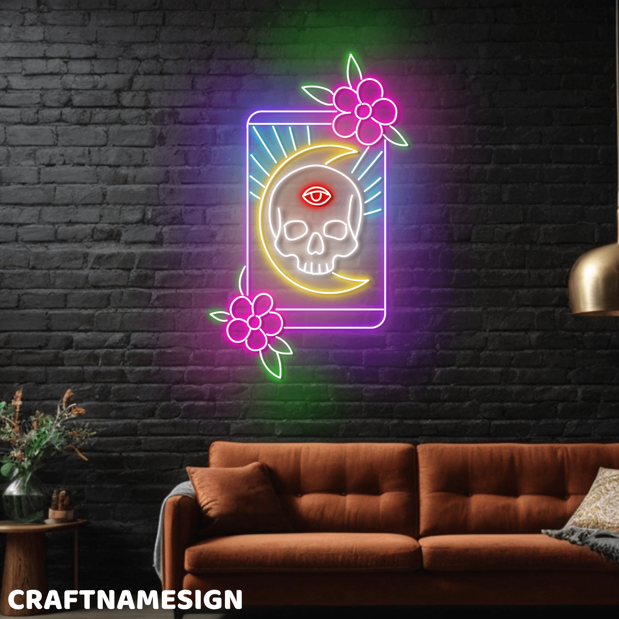 Craftnamesign Death Art Neon Light For Metaphysical Store Wall Sign ...