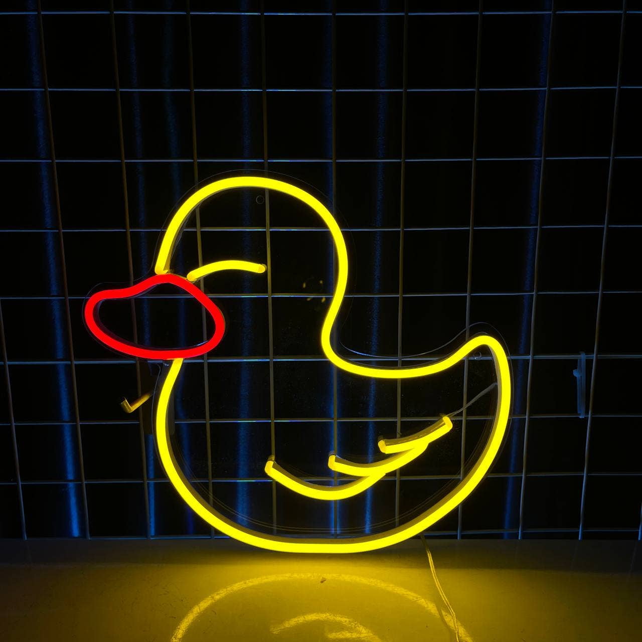 Craftnamesign Duck Neon LED Light Signs 18" x 17" For Bathroom Kid Room ...