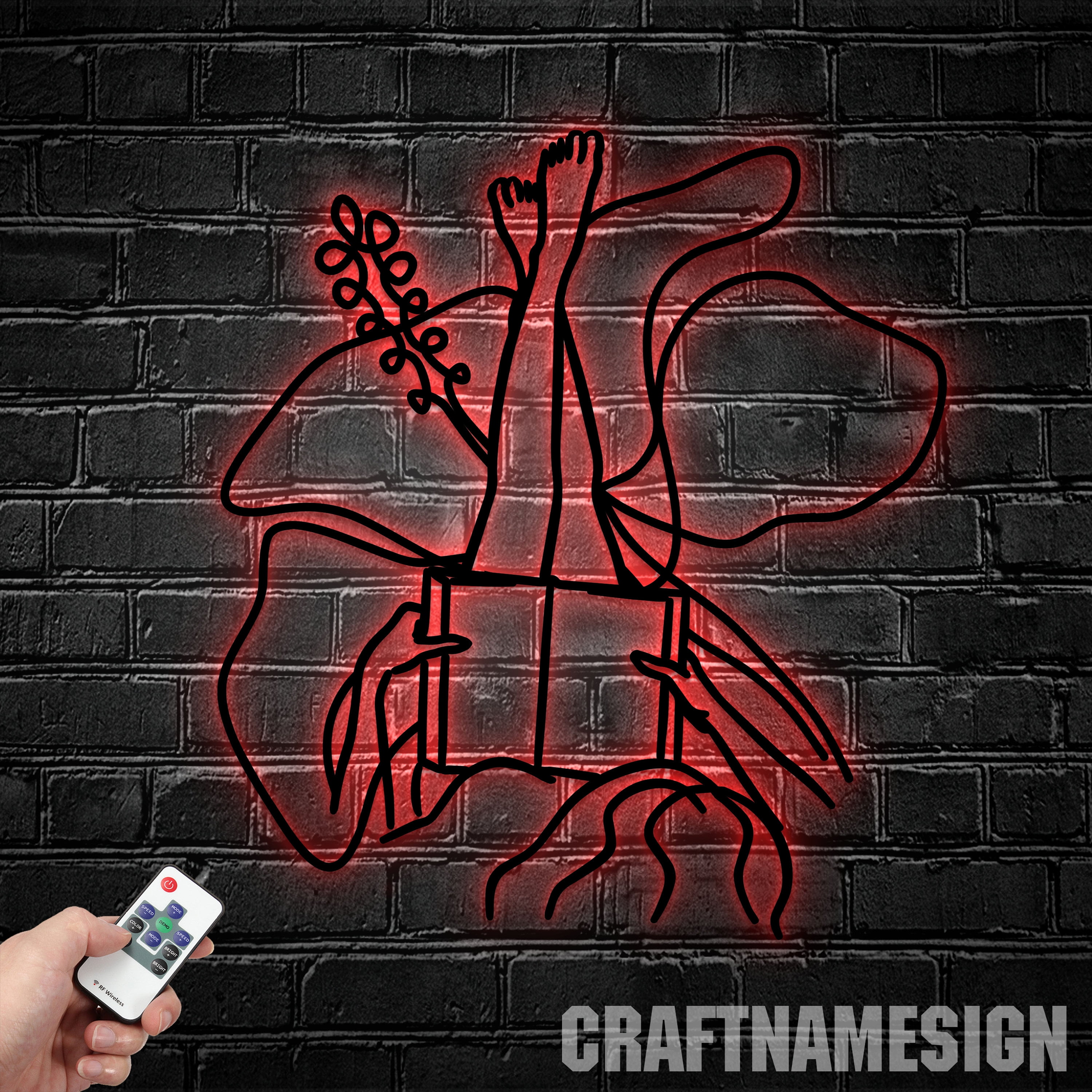 Craftnamesign Floral Book Reading Metal Wall Art LED, Book Minimalist ...