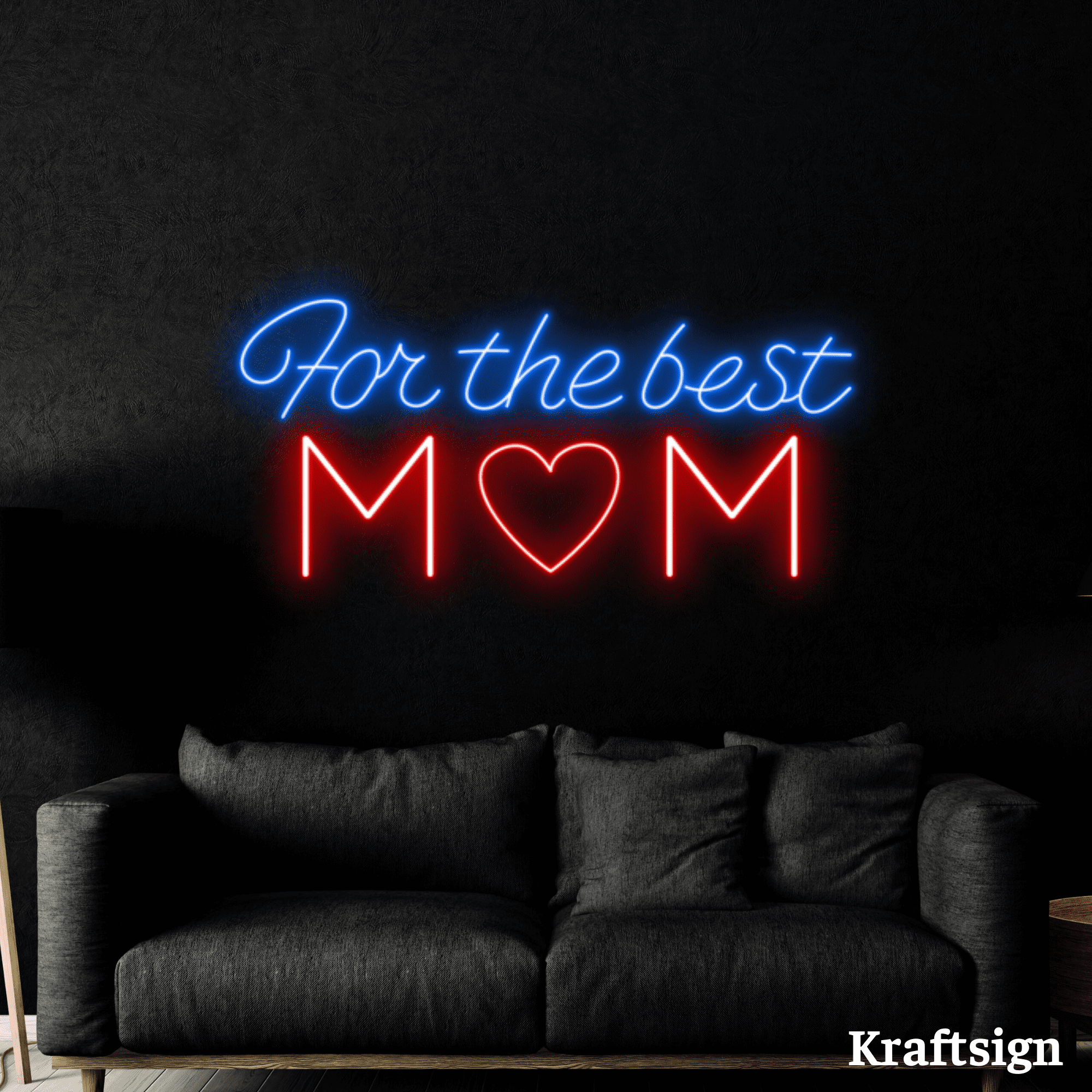 Craftnamesign For The Best Mom Neon Sign, Mother's Day Decor, Mom Gifts ...