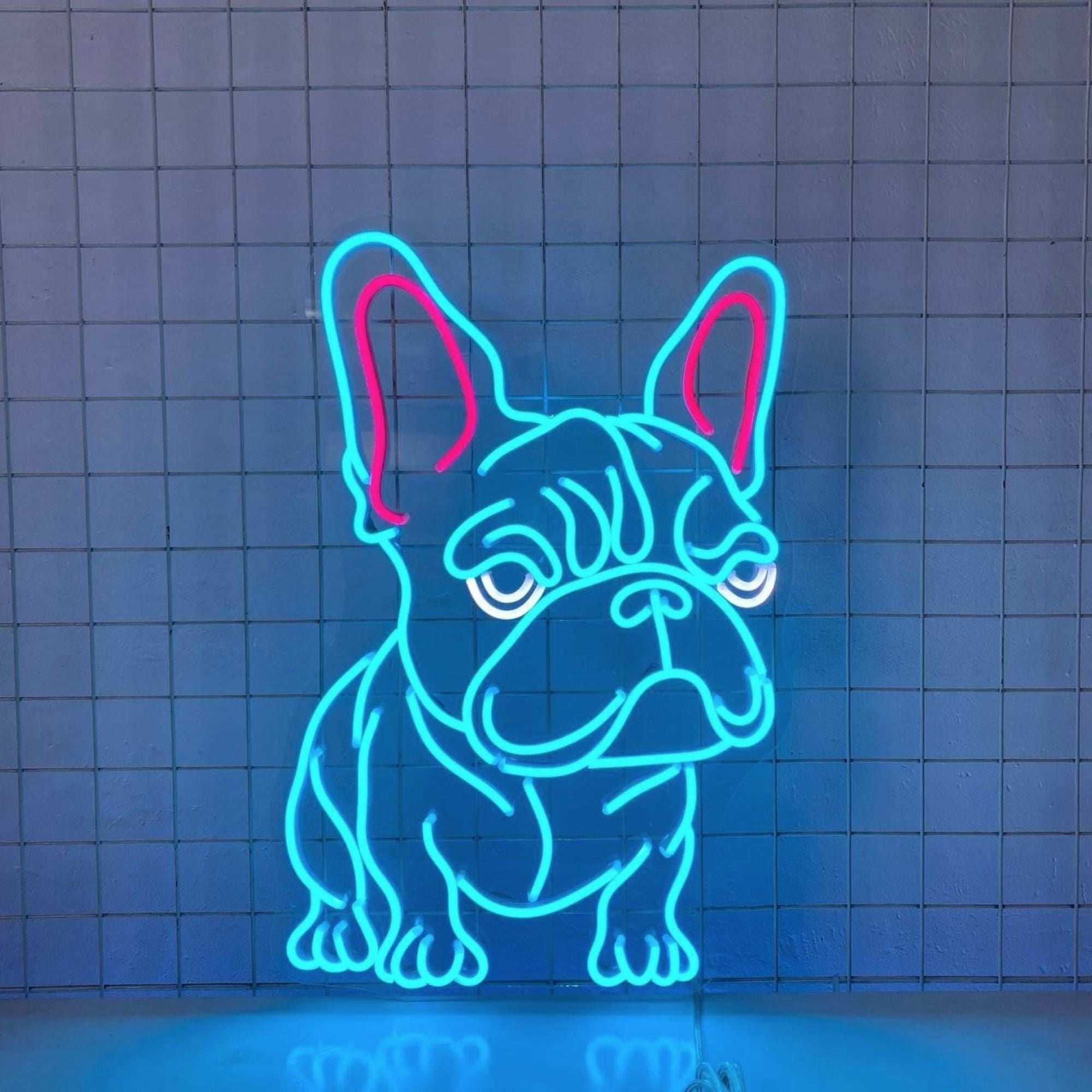 Craftnamesign French Bulldog Neon Sign, French Bulldog Led Light ...