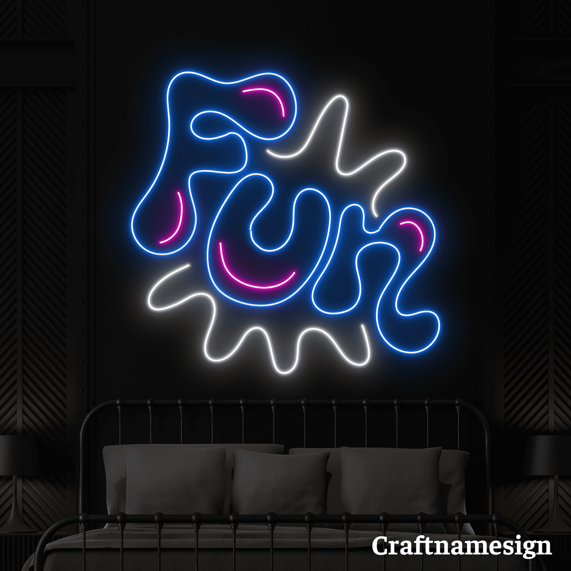 Craftnamesign Fun Neon Sign for Bedroom Game Room Bar Club Wall Decor ...