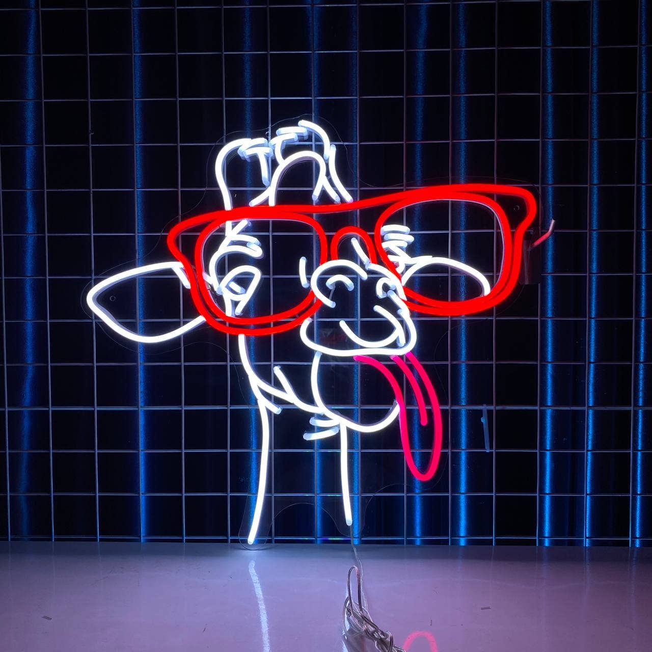 Craftnamesign Giraffe Funny Neon Sign 23" x 22" for Farmhouse Kid Room ...