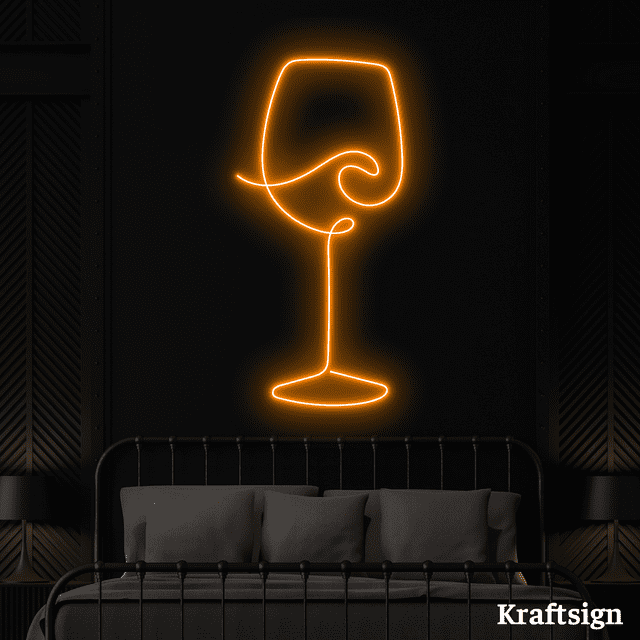 Craftnamesign Glass Neon Sign, Cocktail LED Sign, Bar Wall Art, Room Decor - Walmart.com