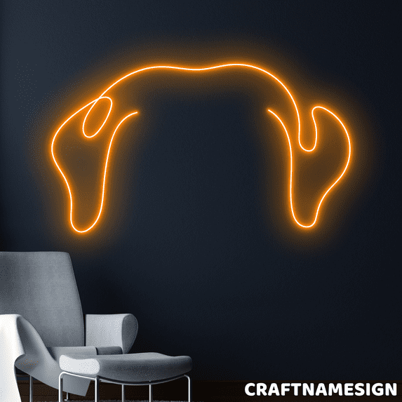 Craftnamesign Golden Retriever Neon Sign, Pet Spa Wall Decor, Coffee ...