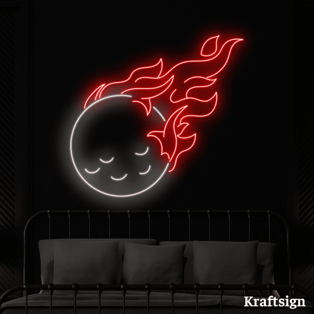 Craftnamesign Golf Fire Neon Sign, Golf Club Shop Decor, Golf Lover ...