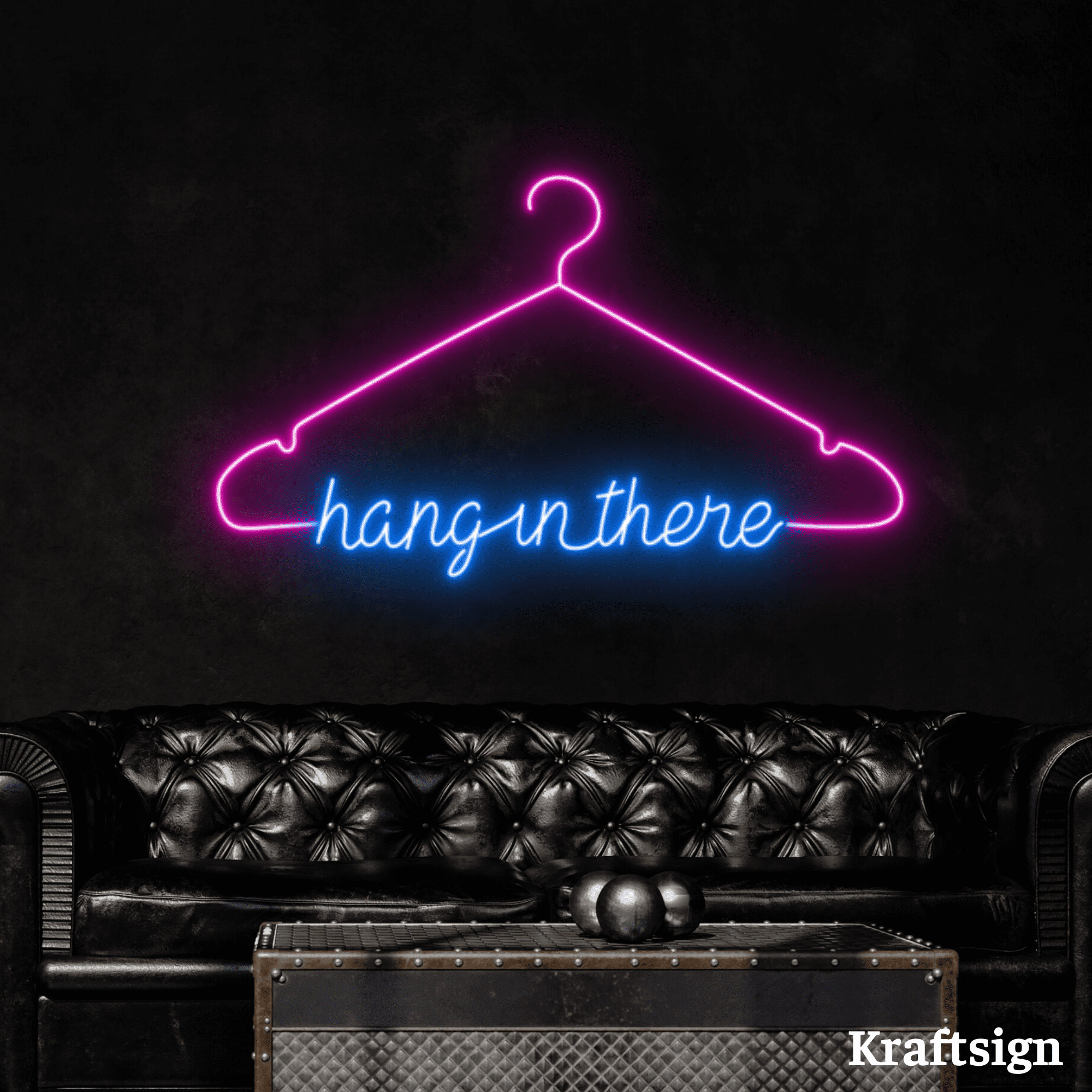 Craftnamesign Hang In There Neon Sign Clothes Shop Decor Bedroom Wall