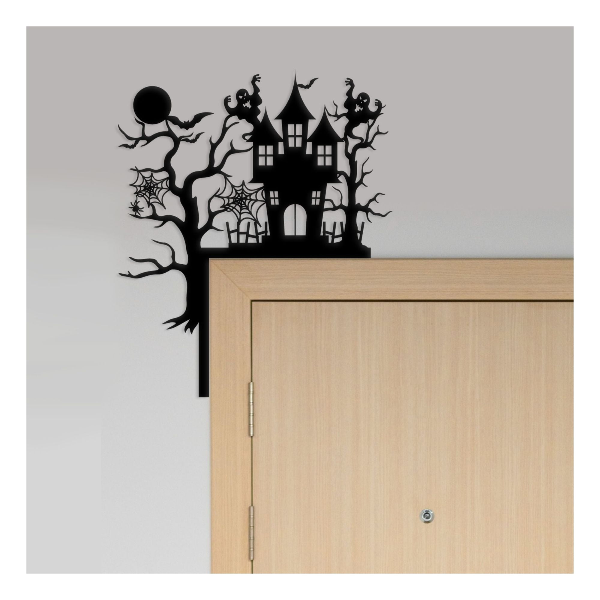 Craftnamesign Haunted House Metal Door Corner, Halloween Door Frame ...