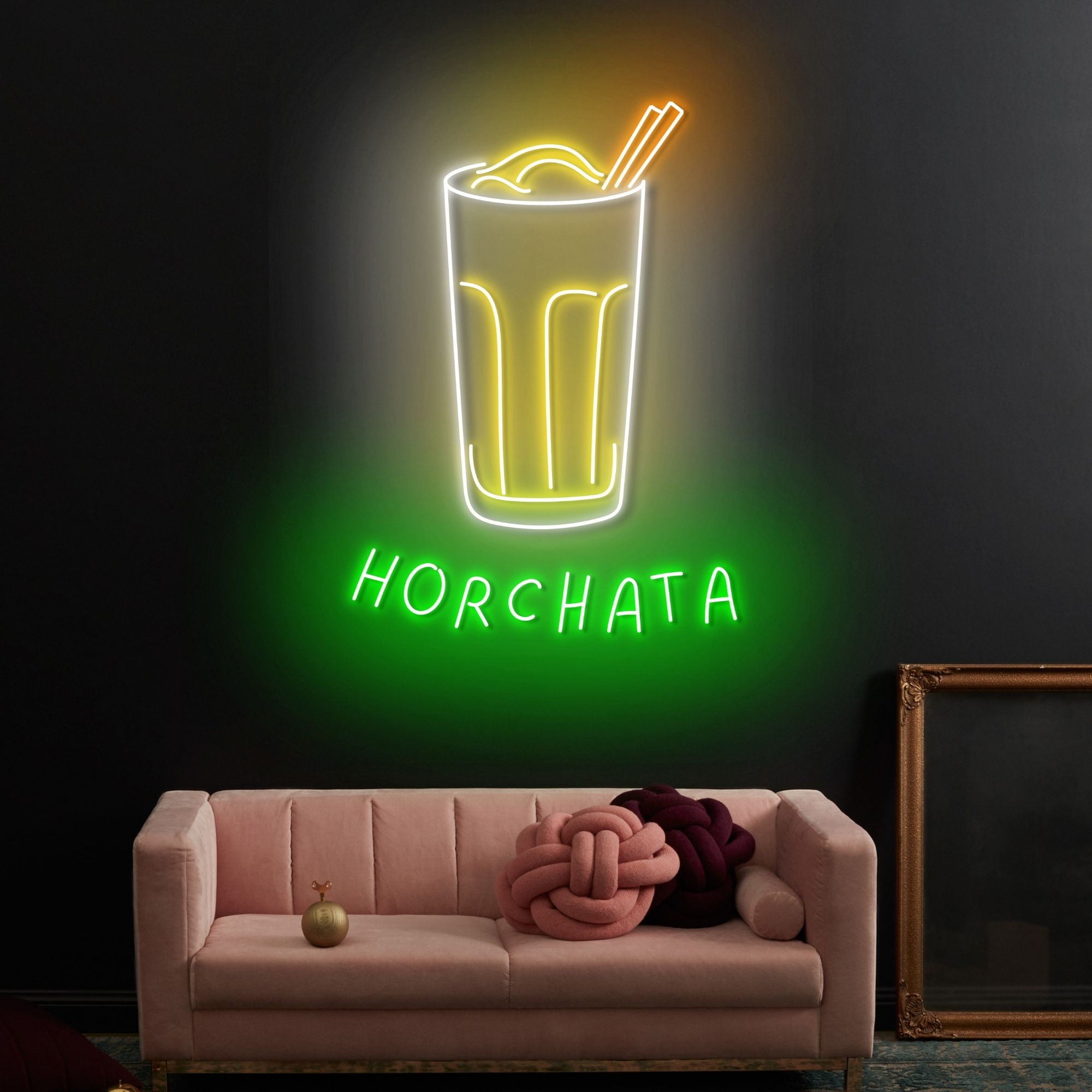 Craftnamesign Horchata Neon Sign, Horchata Spanish Led Light, Spanish ...