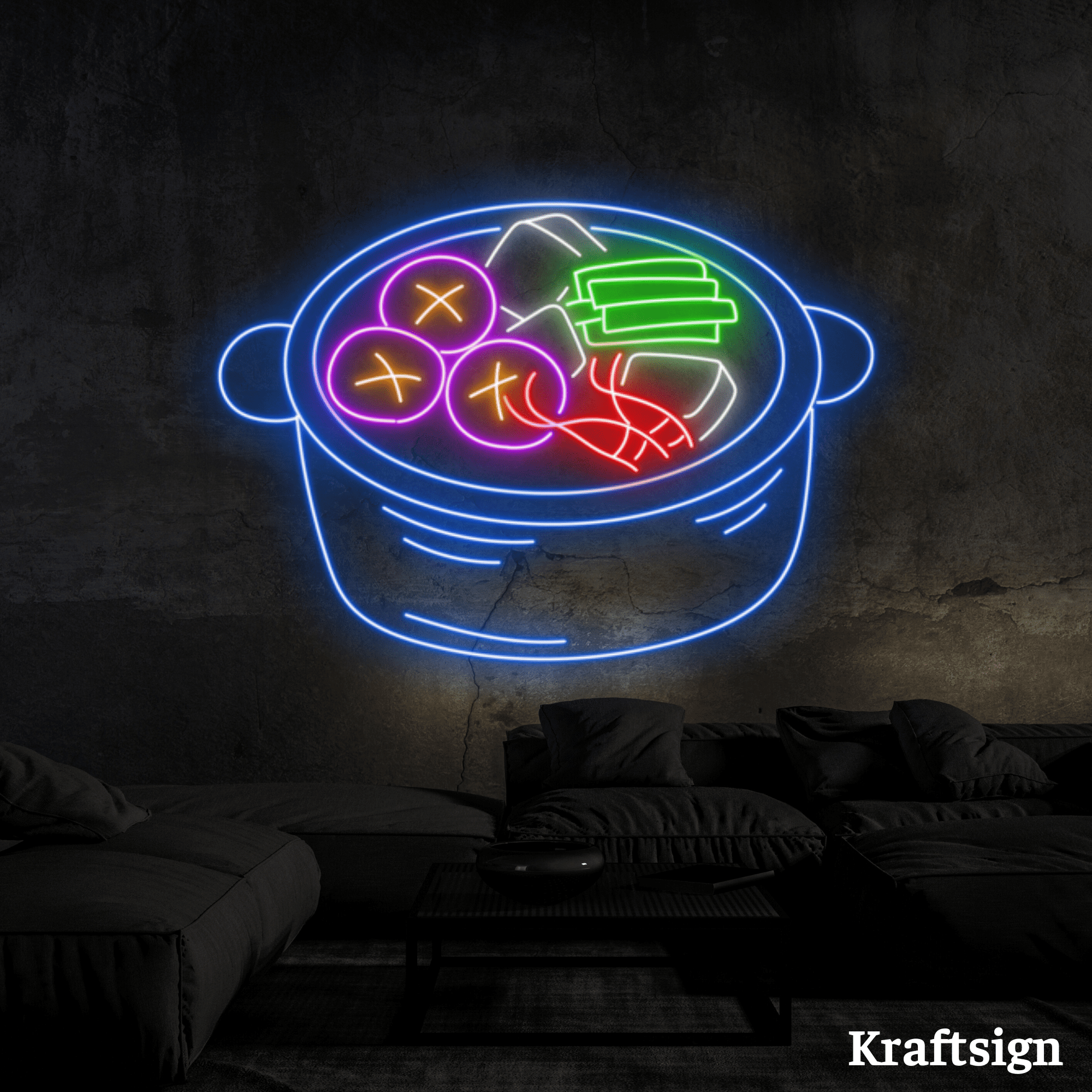 Craftnamesign Hotpot Neon Sign, Hotpot Restaurant Decor, Hotpot Signs ...