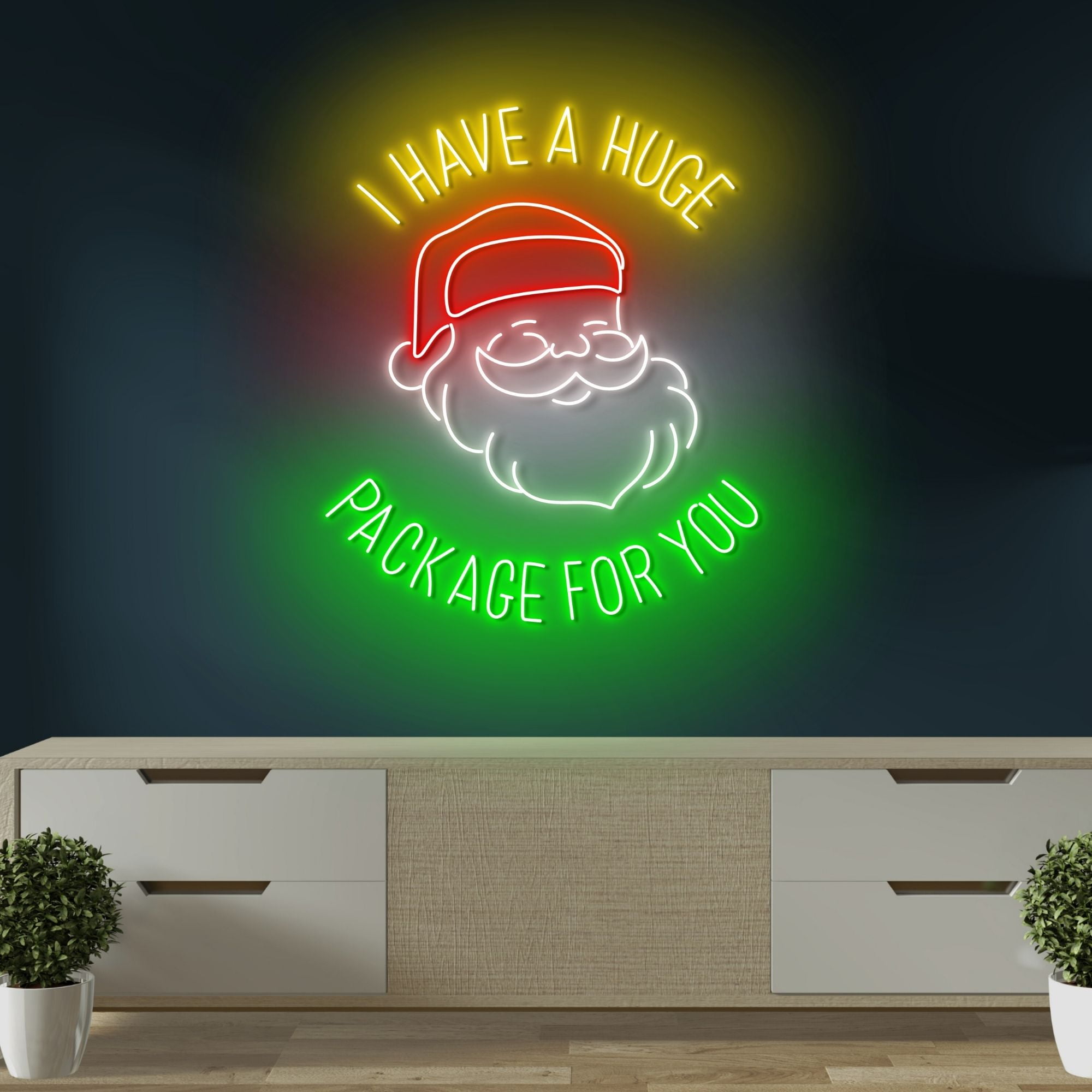 Craftnamesign I Have A Huge Package For You LED Neon Sign, Christmas ...