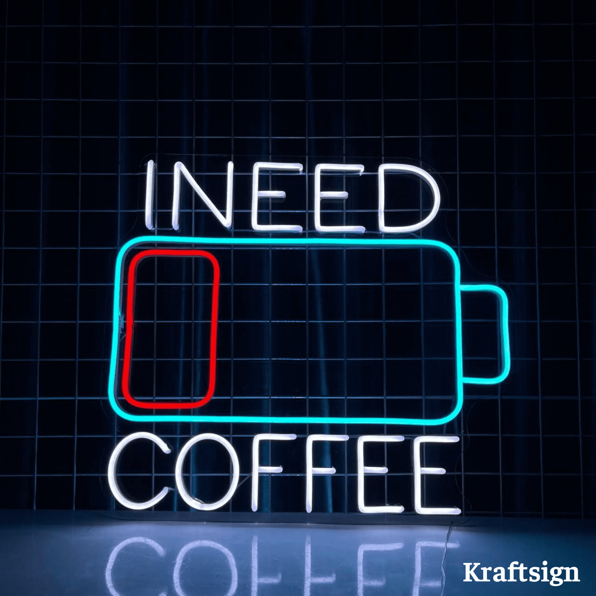 Craftnamesign I Need Coffee Neon Sign, Coffee Shop Decor, Coffee LED ...