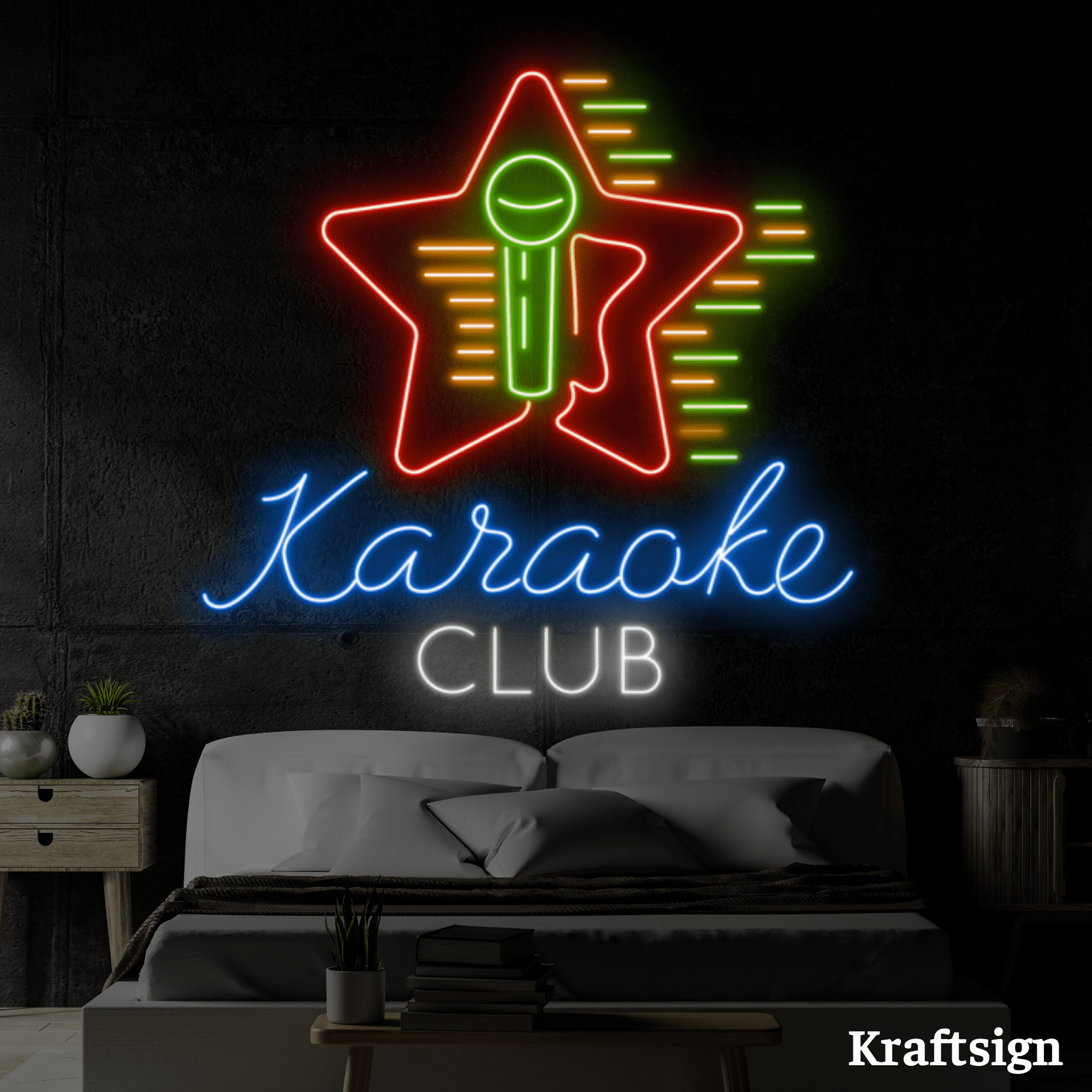 Craftnamesign Karaoke Club Neon Signs, Karaoke LED Signage, Karaoke ...