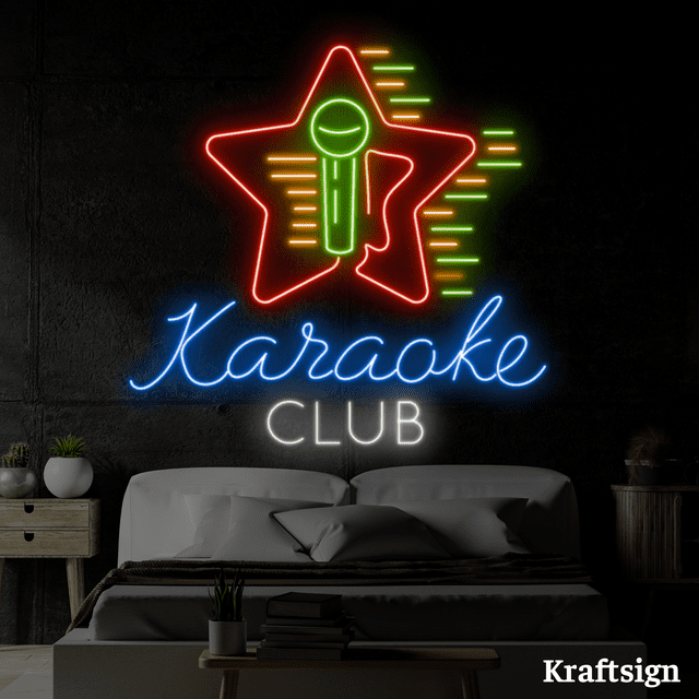 Craftnamesign Karaoke Club Neon Signs, Karaoke LED Signage, Karaoke ...