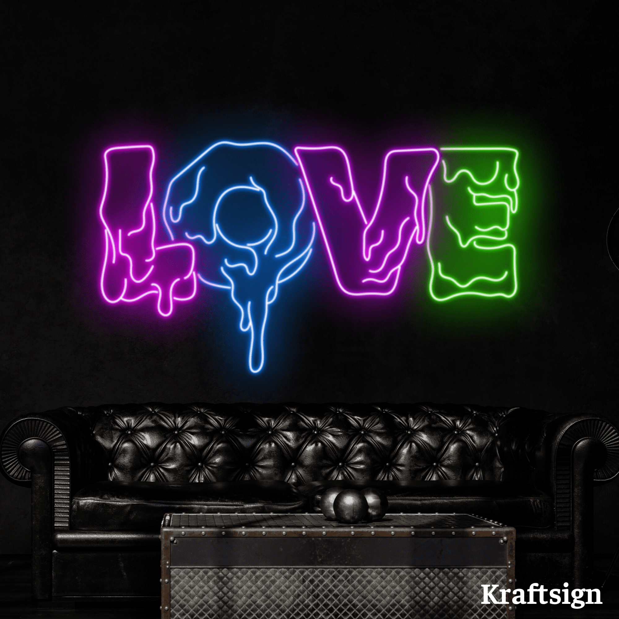 Craftnamesign Love Neon Sign, Couple Gifts, Love LED Sign, Room Decor ...