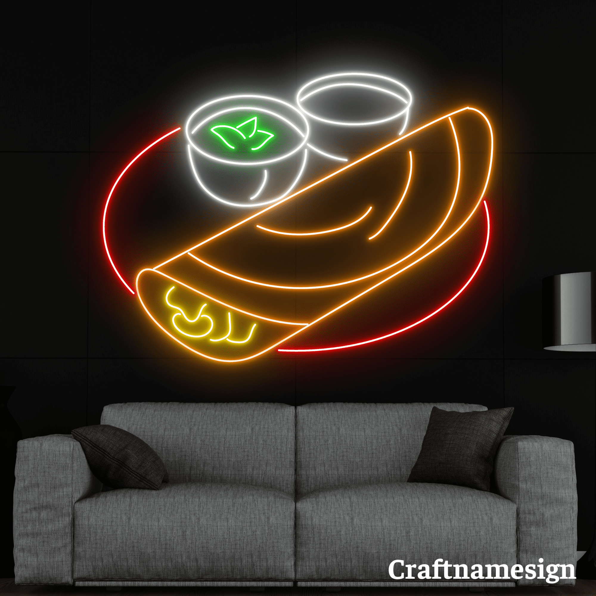 Craftnamesign Masala Dosa Neon Sign for Masala Dosa Shop Indian Food ...