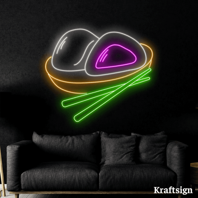 Craftnamesign Mochi Cakes Neon Sign, Bakery Decor, Cake Shop LED ...