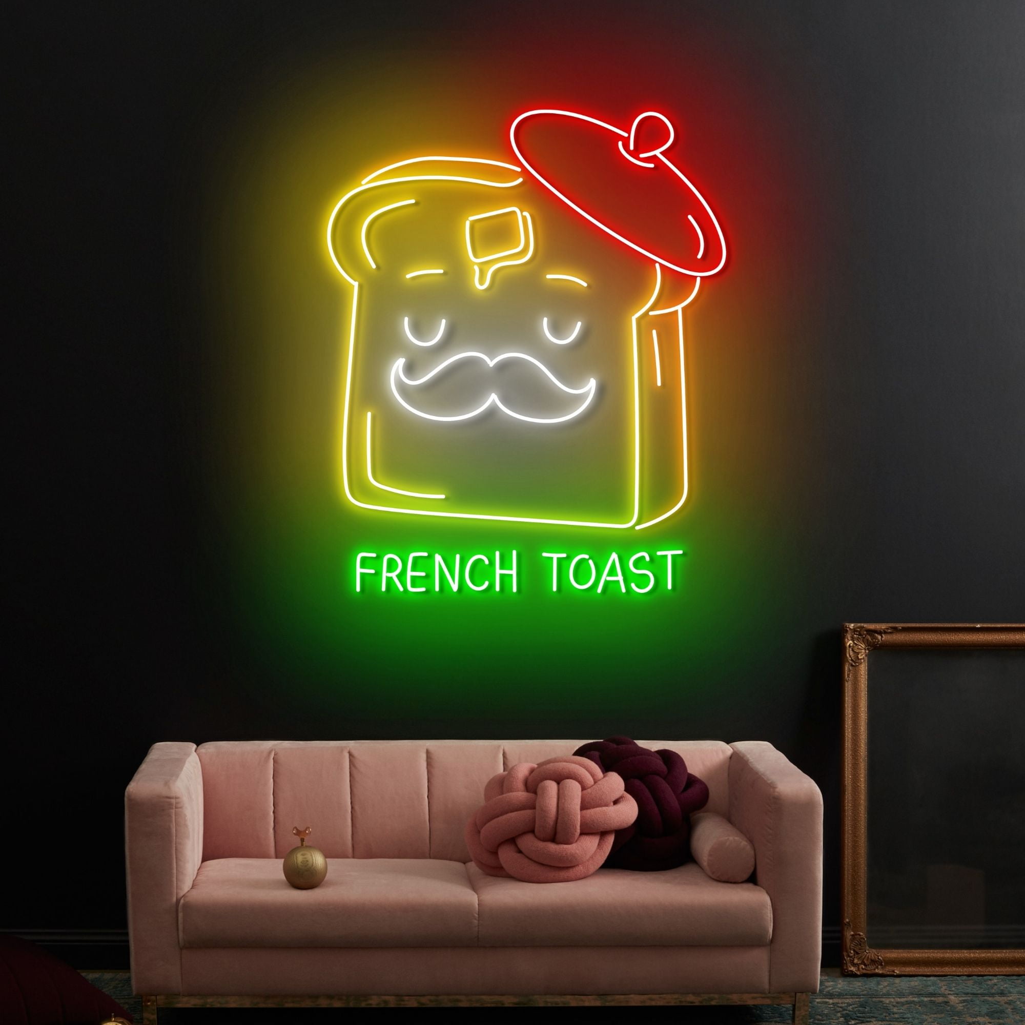 Craftnamesign Mr French Toast Neon Sign, French Toast LED Light ...