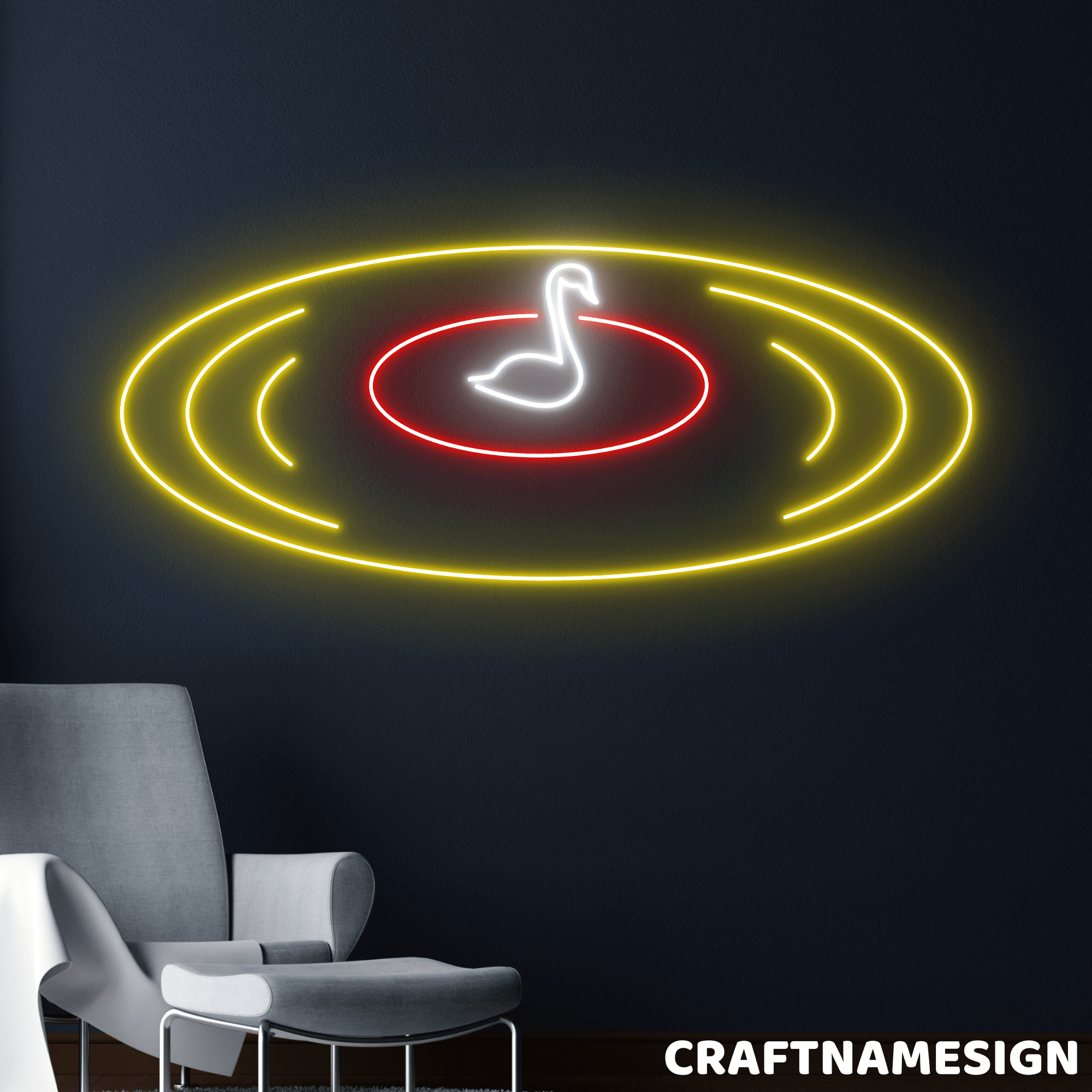 Craftnamesign Music Record Player Led Sign, Vinyl Record Wall Art, 90s ...