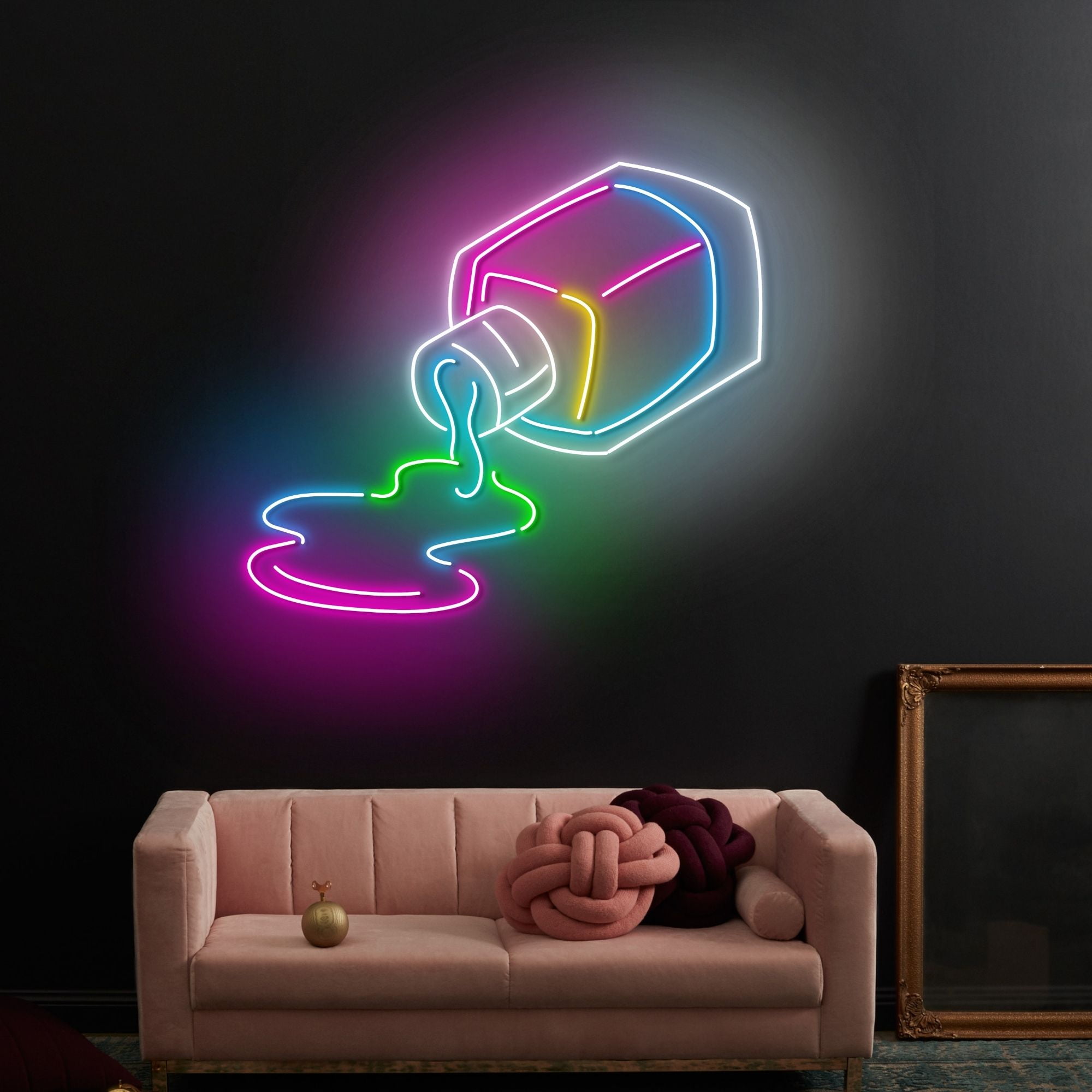 Craftnamesign Nail Polish Neon Sign, Nails Beauty Spa Led Light, Nail ...