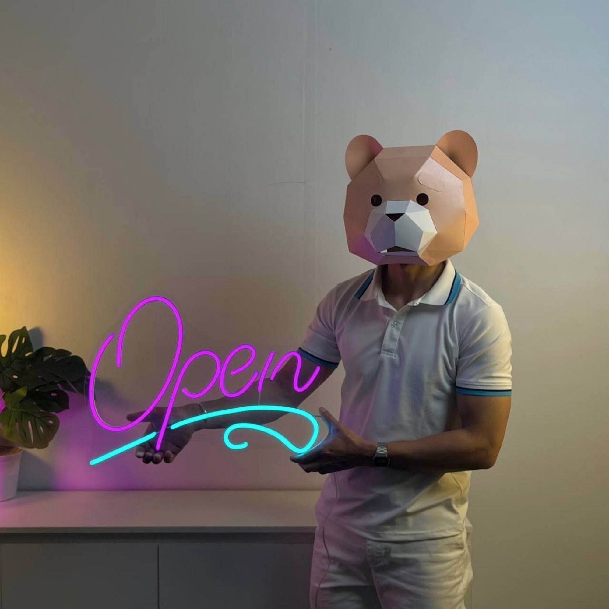 Craftnamesign Open Neon Light Wall Art, Open Led Signage For Store Shop ...