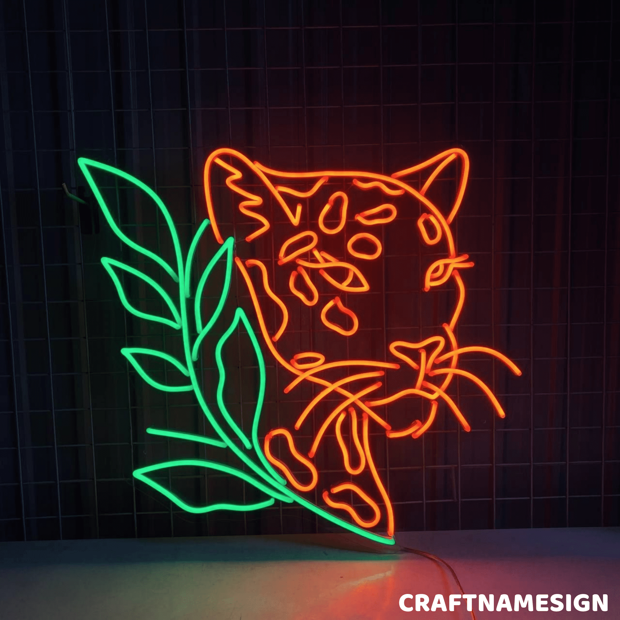 Craftnamesign Panther Neon Sign For Bar Pub Beer Club Wall Decor ...