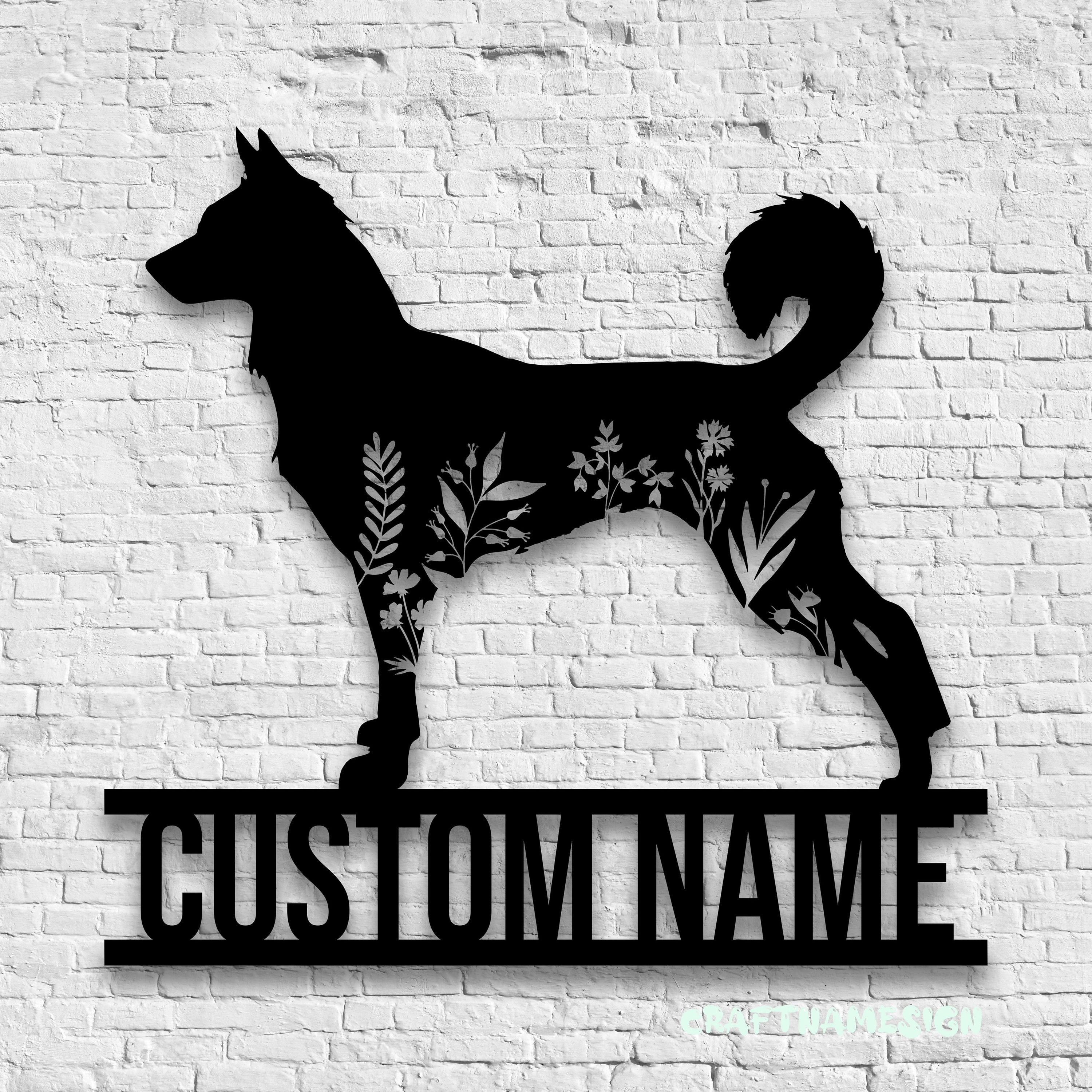 Craftnamesign Personalized Hippo Metal Wall Art LED Light, Custom Cute ...