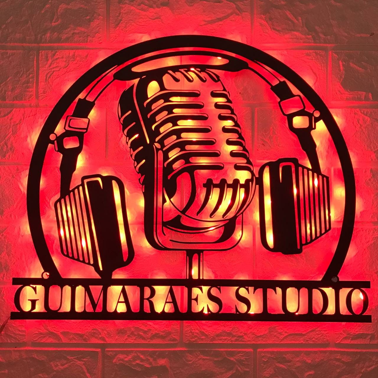 Craftnamesign Personalized Music Audio Studio Metal Wall Art, Custom ...