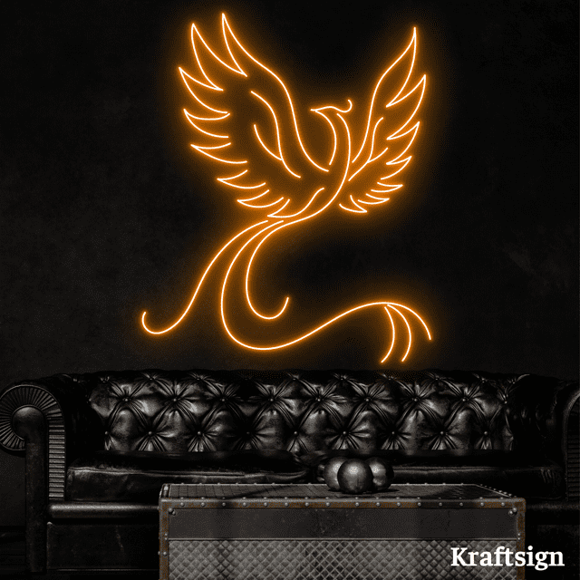 Craftnamesign Phoenix Neon Sign, Phoenix Decor, Phoenix Wall Art ...