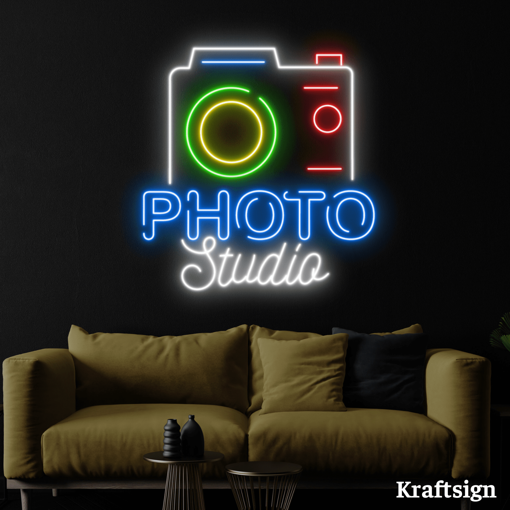 Craftnamesign Photo Studio Neon Sign, Photographer Gifts, Photo Room ...