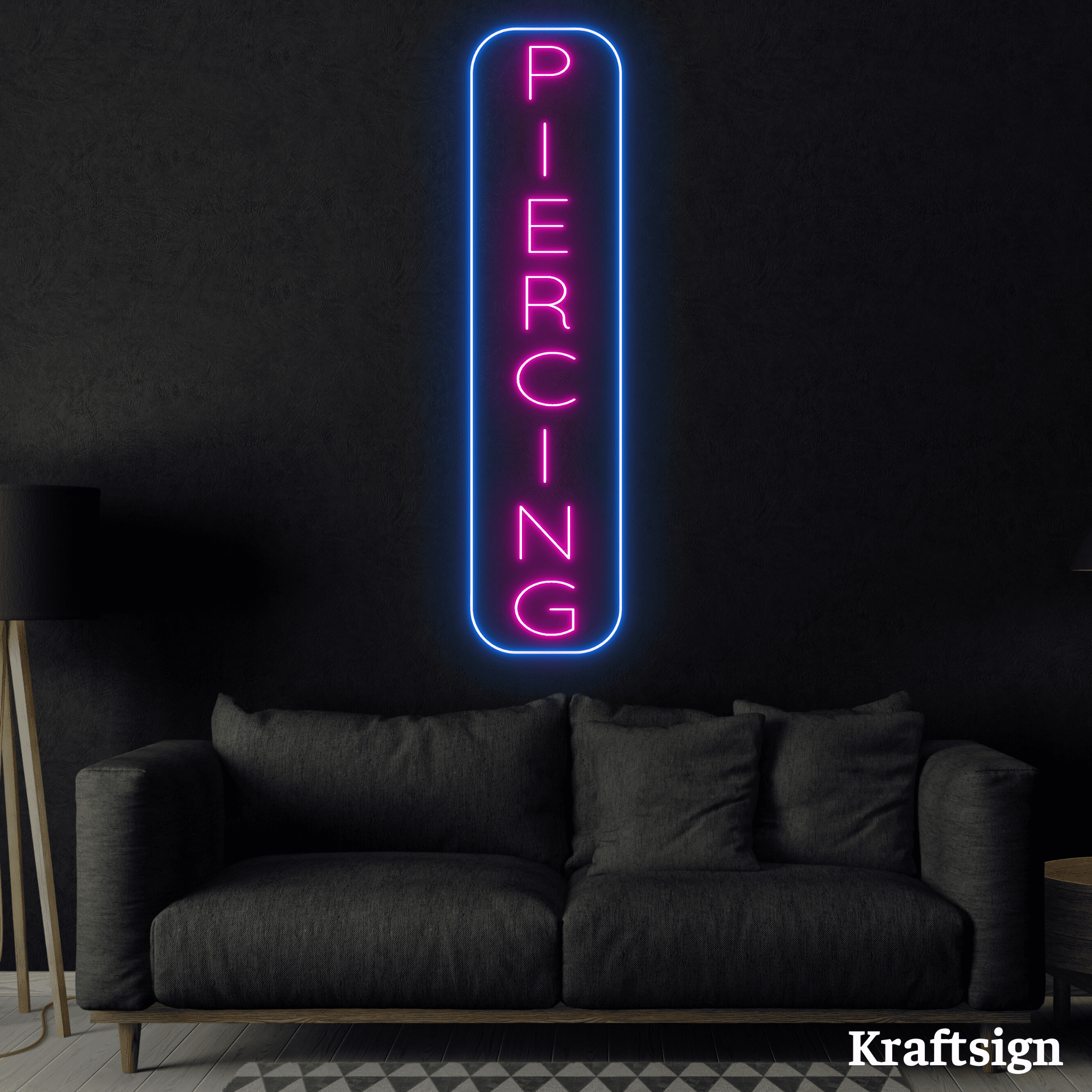 Craftnamesign Piercing Neon Sign, Piercing Studio Sign, Piercing LED ...