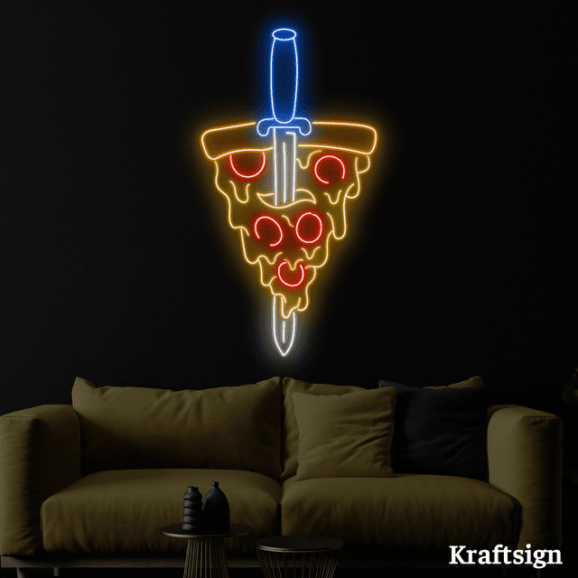 Craftnamesign Pizza Neon Sign, Pizza Restaurant Decor, Pizza LED Signs ...