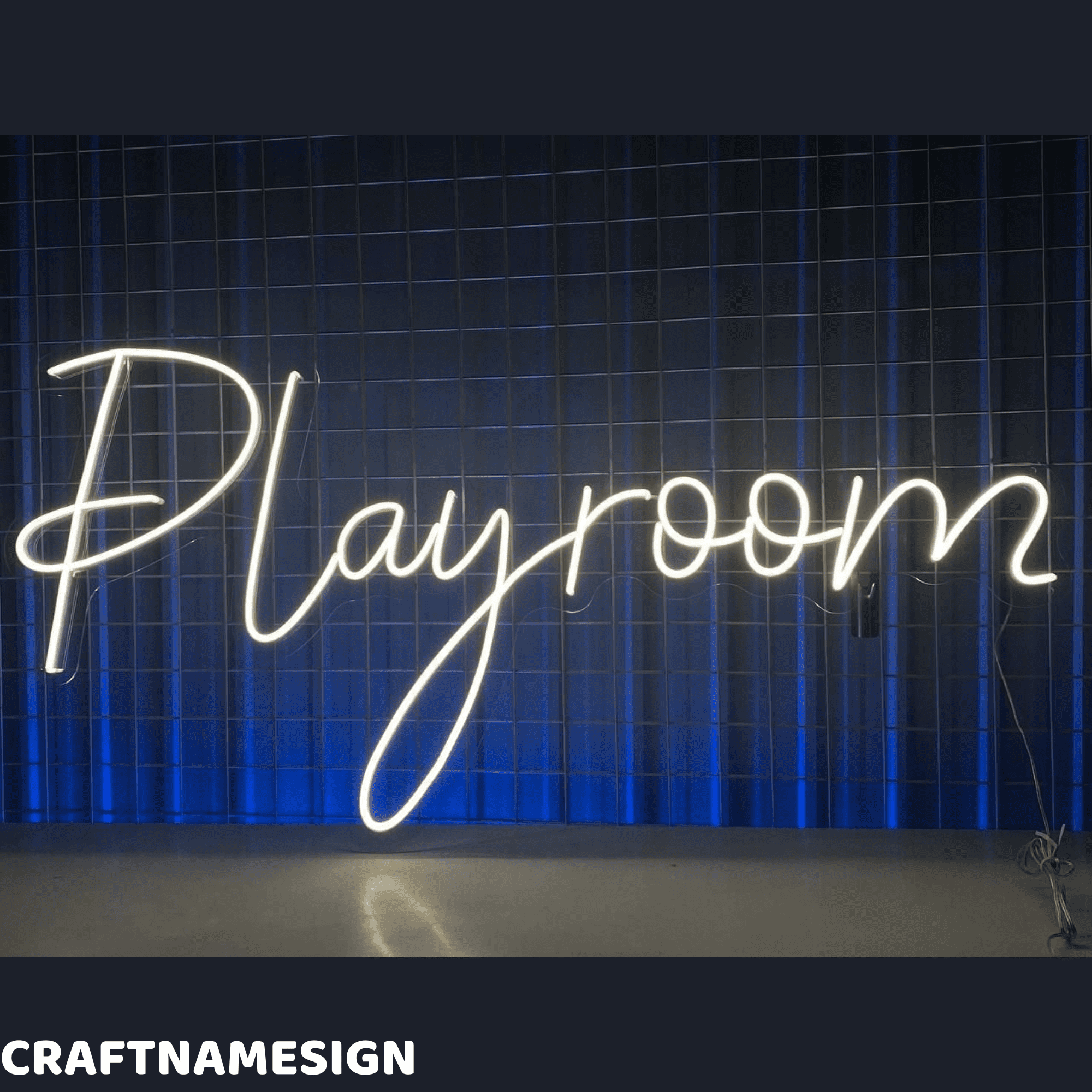 Craftnamesign Play Room Neon Sign, Game Room Wall Art, Game Club Wall ...