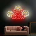 Craftnamesign Pop Corn Neon Light, Popcorn Signage Wall Art, Popcorn ...
