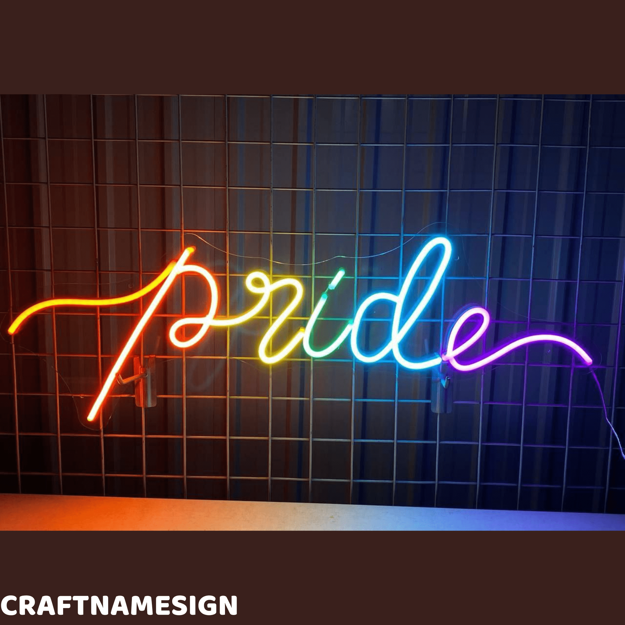 Craftnamesign Pride Neon Sign, Pride Day Wall Decor, Pride LGBT Wall ...