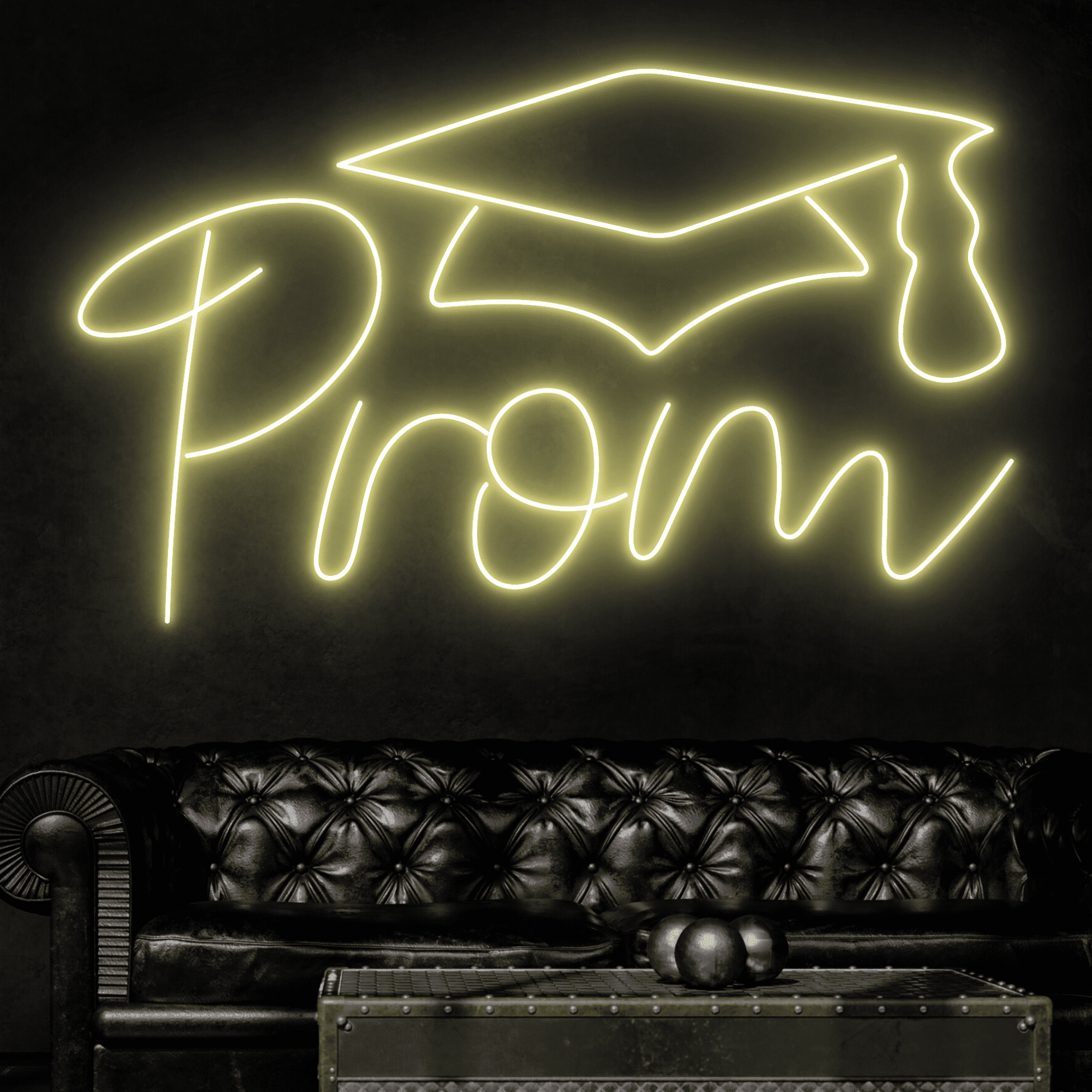 Craftnamesign Prom Neon Sign, Graduation Wall Decor, Prom Night Sign ...