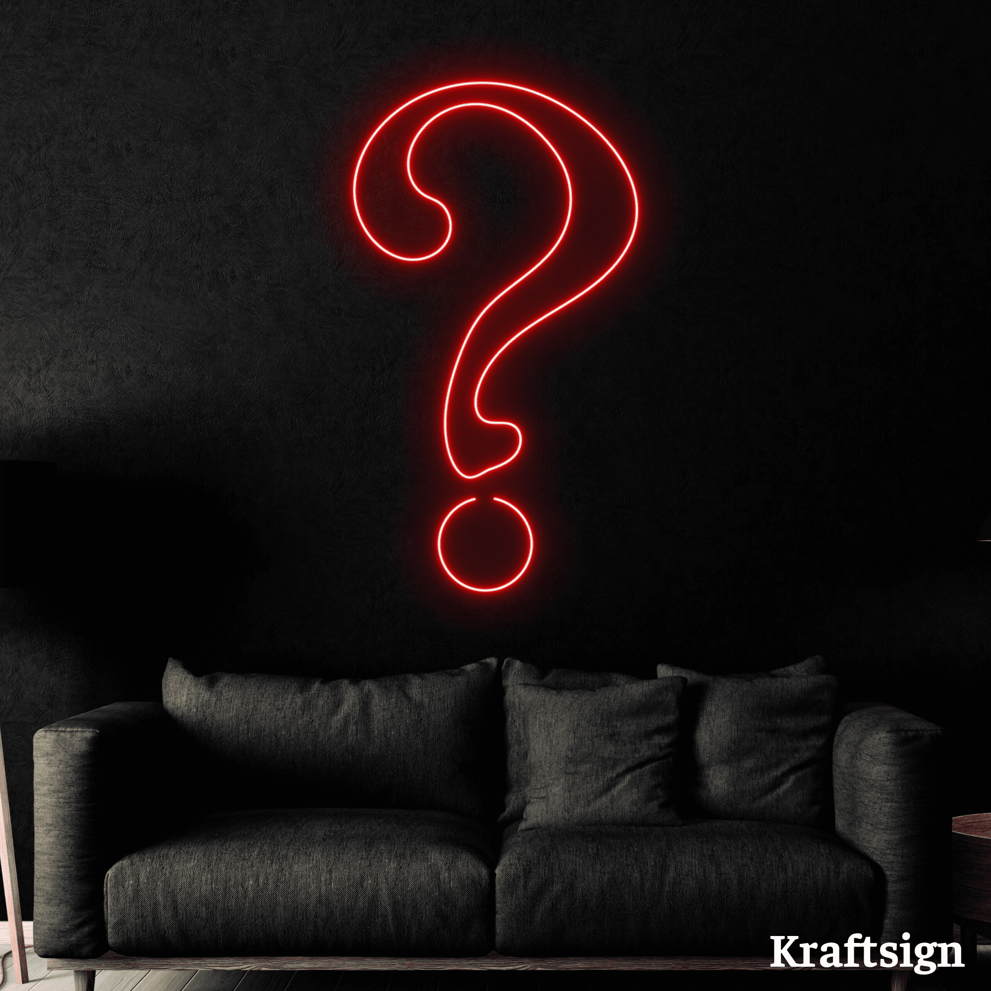 Craftnamesign Question Mark Neon Sign, Room Decor, Question Mark Decor ...