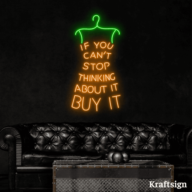 Craftnamesign Quotes Neon Sign Clothes Shop Led Sign Boutique Wall