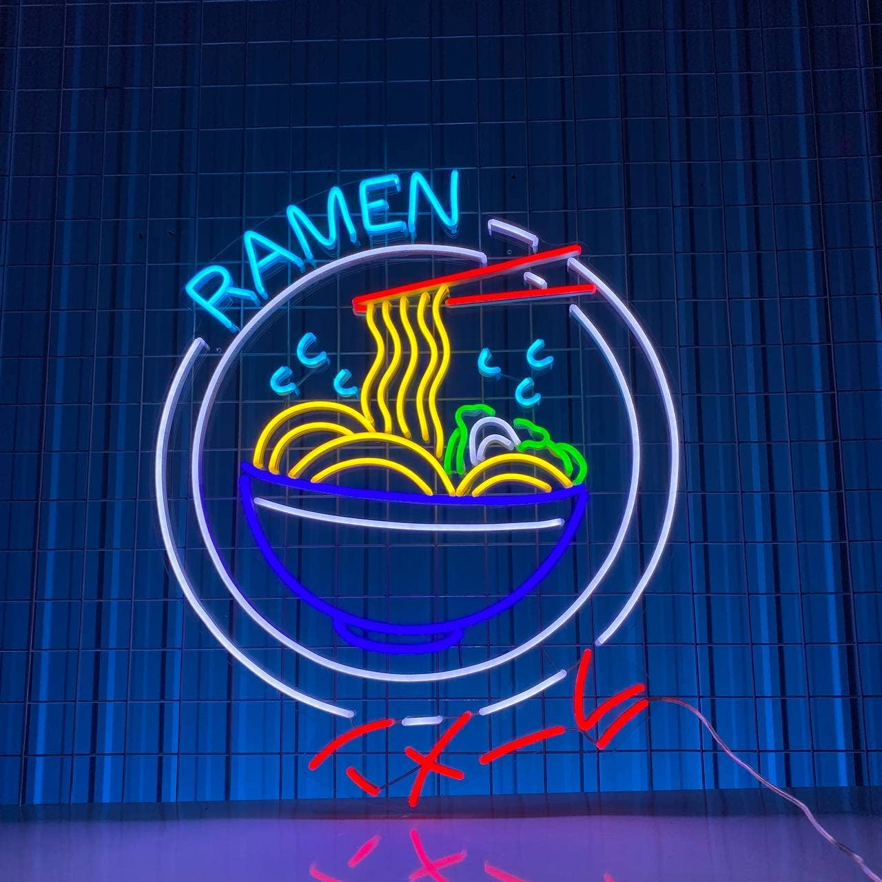 Craftnamesign Ramen Bowl Neon Sign, Ramen Restaurant Signboard Decor ...