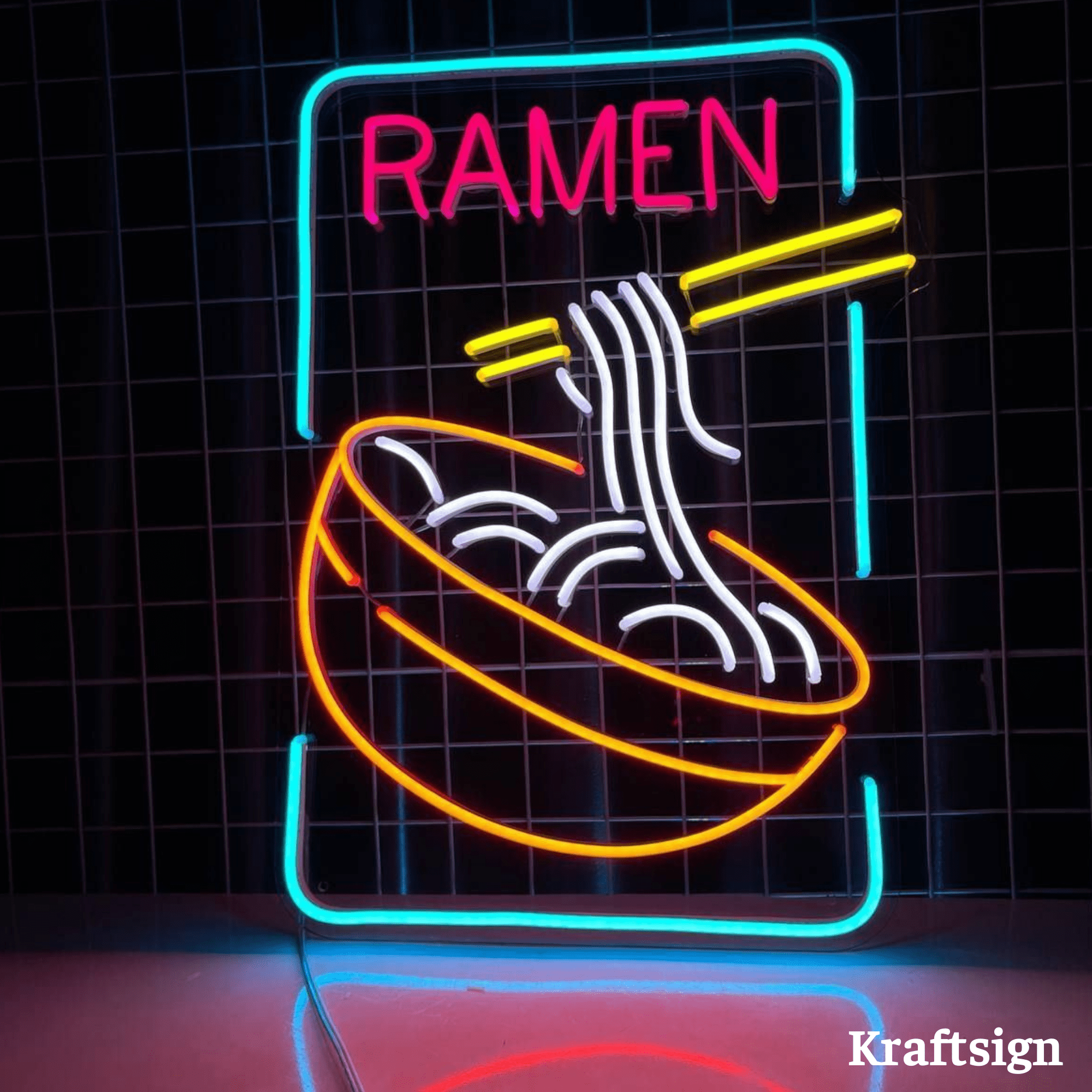 Craftnamesign Ramen Neon Sign, Ramen Japanese Restaurant Decor, Food ...