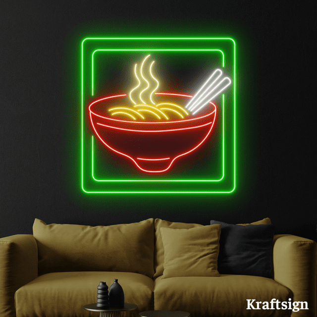 Craftnamesign Ramen Neon Sign, Ramen Restaurant Decor, Ramen LED Signs ...