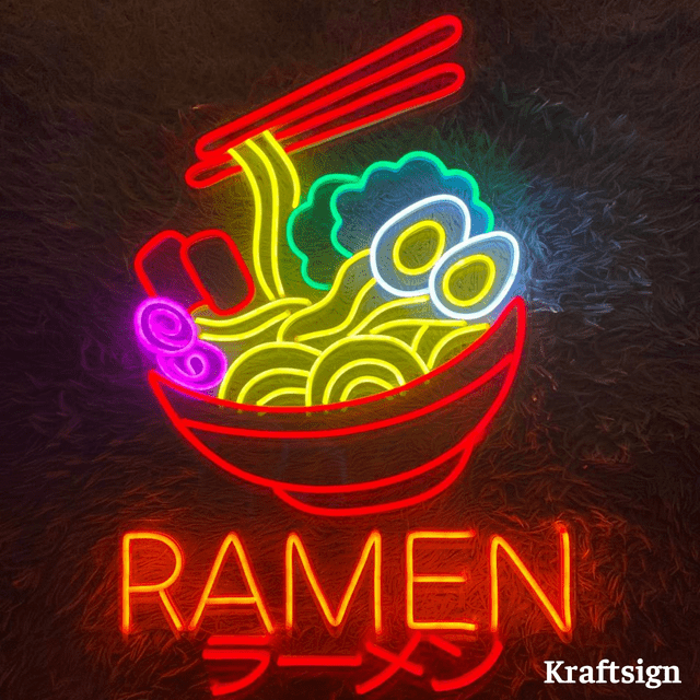 Craftnamesign Ramen Neon Signs, Ramen Restaurant Decor, Ramen LED Signs ...