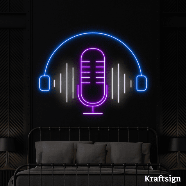 Craftnamesign Record Neon Sign,Music Studio LED Sign, Recording Room ...