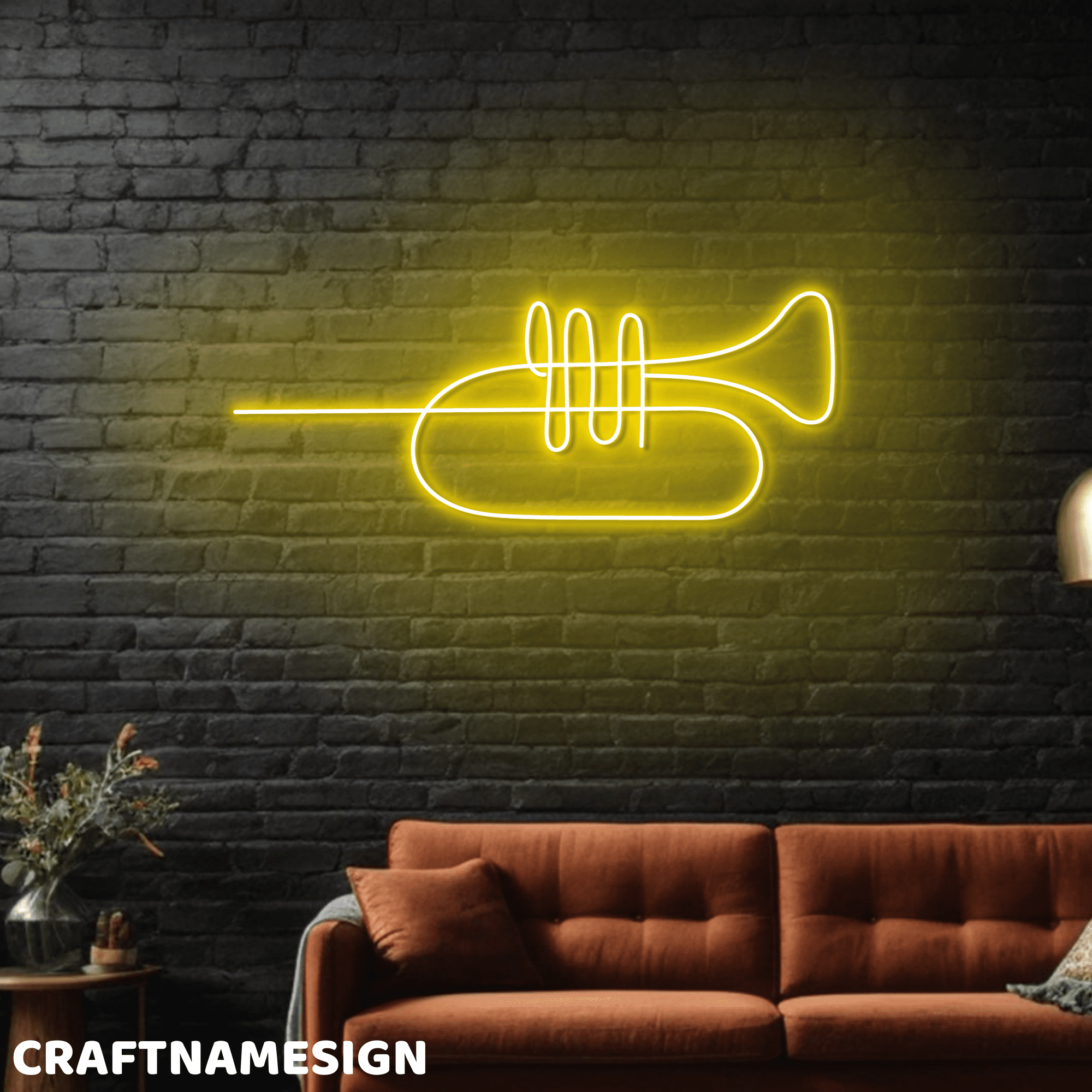Craftnamesign Saxophone Neon Sign, Music Room Wall Sign, Wall Decor For ...