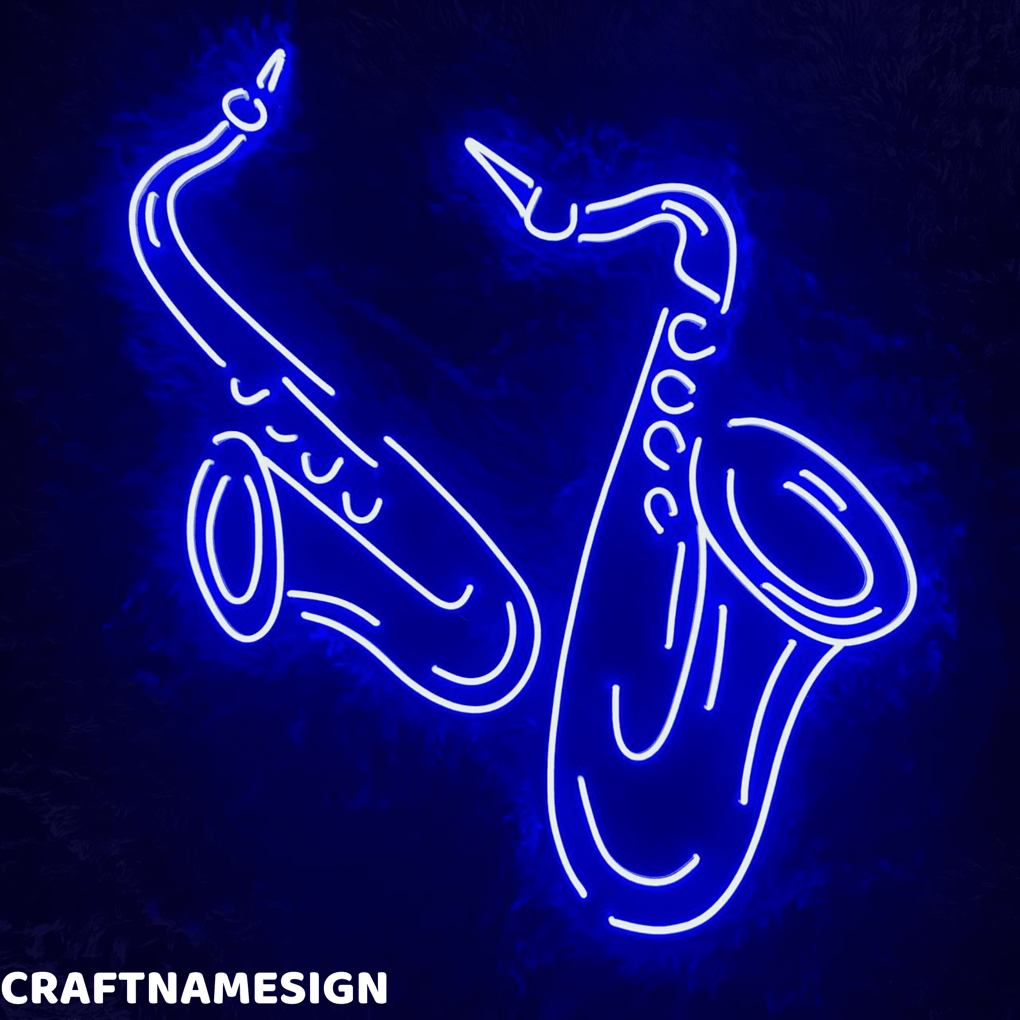 Craftnamesign Saxophone Neon Signs, Jazz Live Light Wall Art, Music ...
