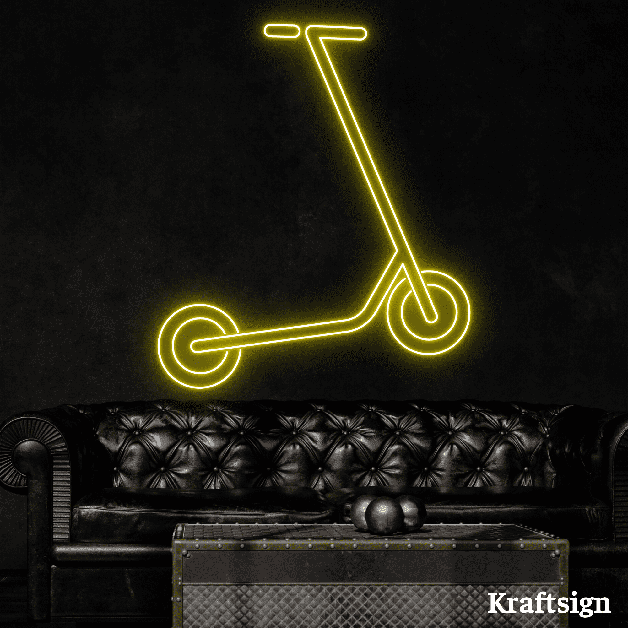 Craftnamesign Scooter Neon Sign, Scooter Wall Art, Scooter Sign ...