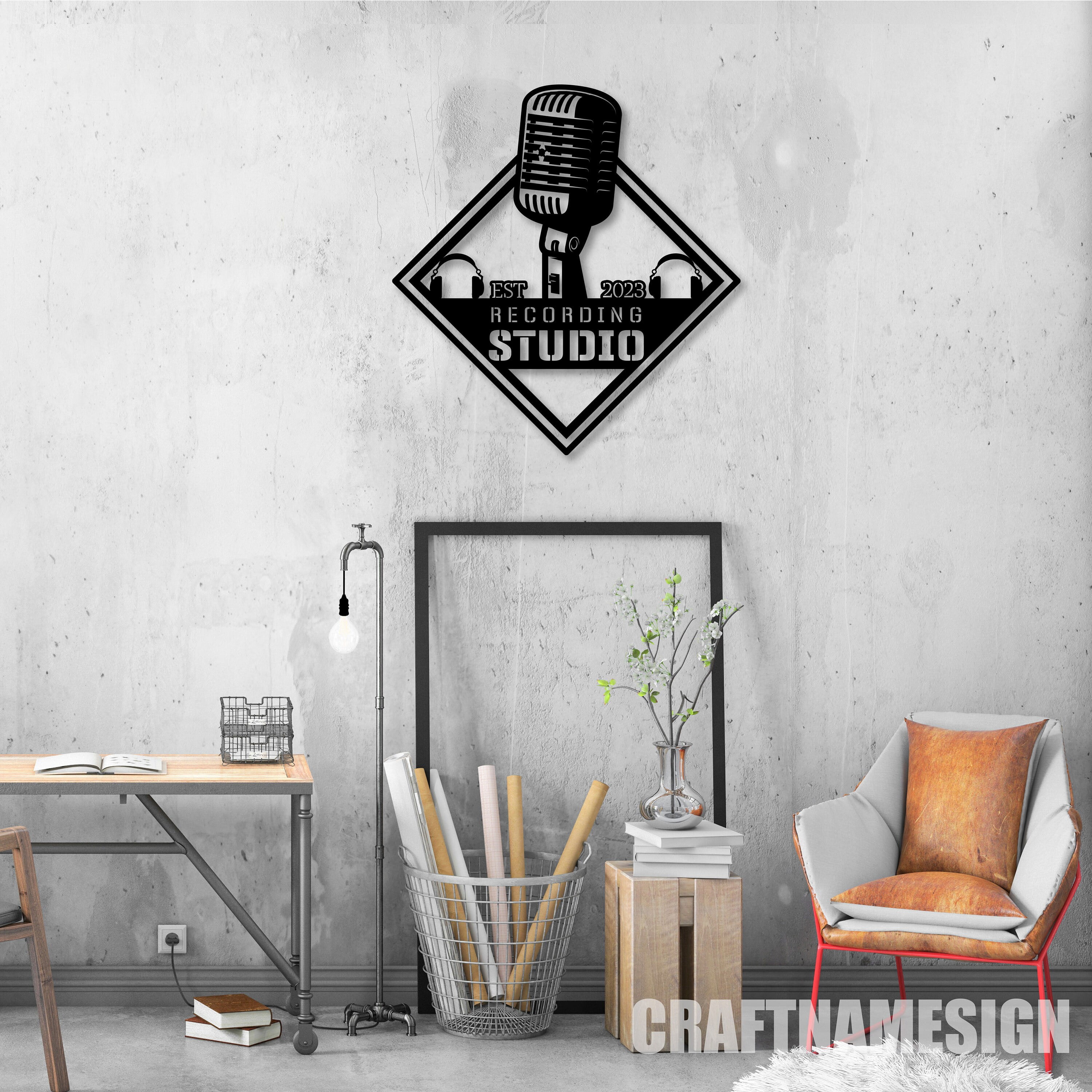 Craftnamesign Sea Turtle Monograms Metal Wall Art Led Light ...