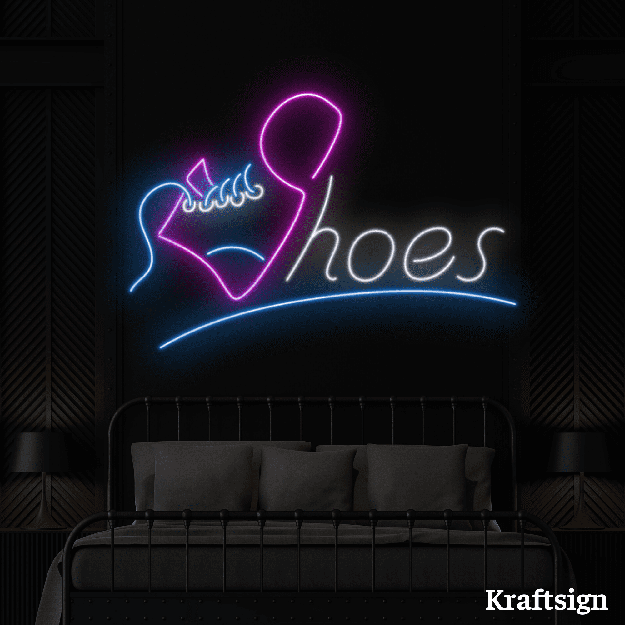 Craftnamesign Shoes Neon Sign, Shoes Shop LED Sign, Shoes Shop Decor ...