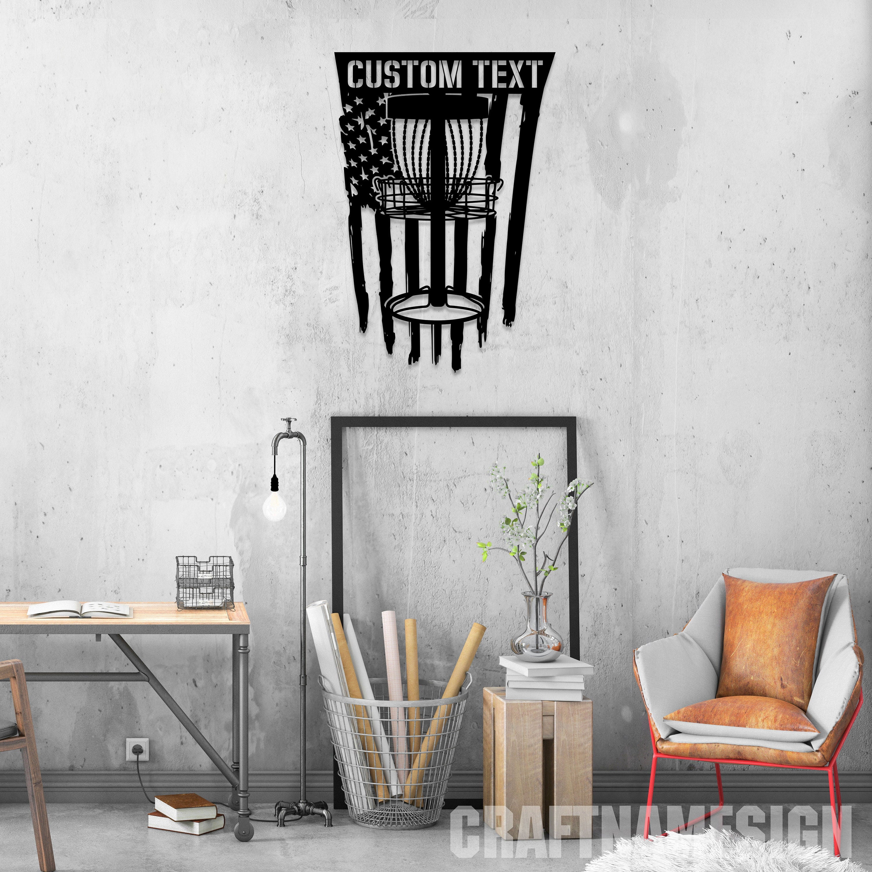 Craftnamesign Spooky House Metal Wall Art Led Light, Halloween Sign ...