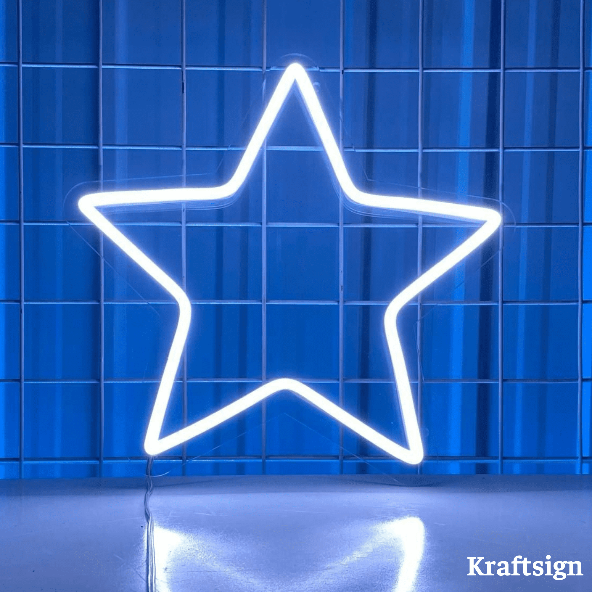 Craftnamesign Star Neon Sign,Star LED Signs, Star Lover Gifts, Bedroom ...